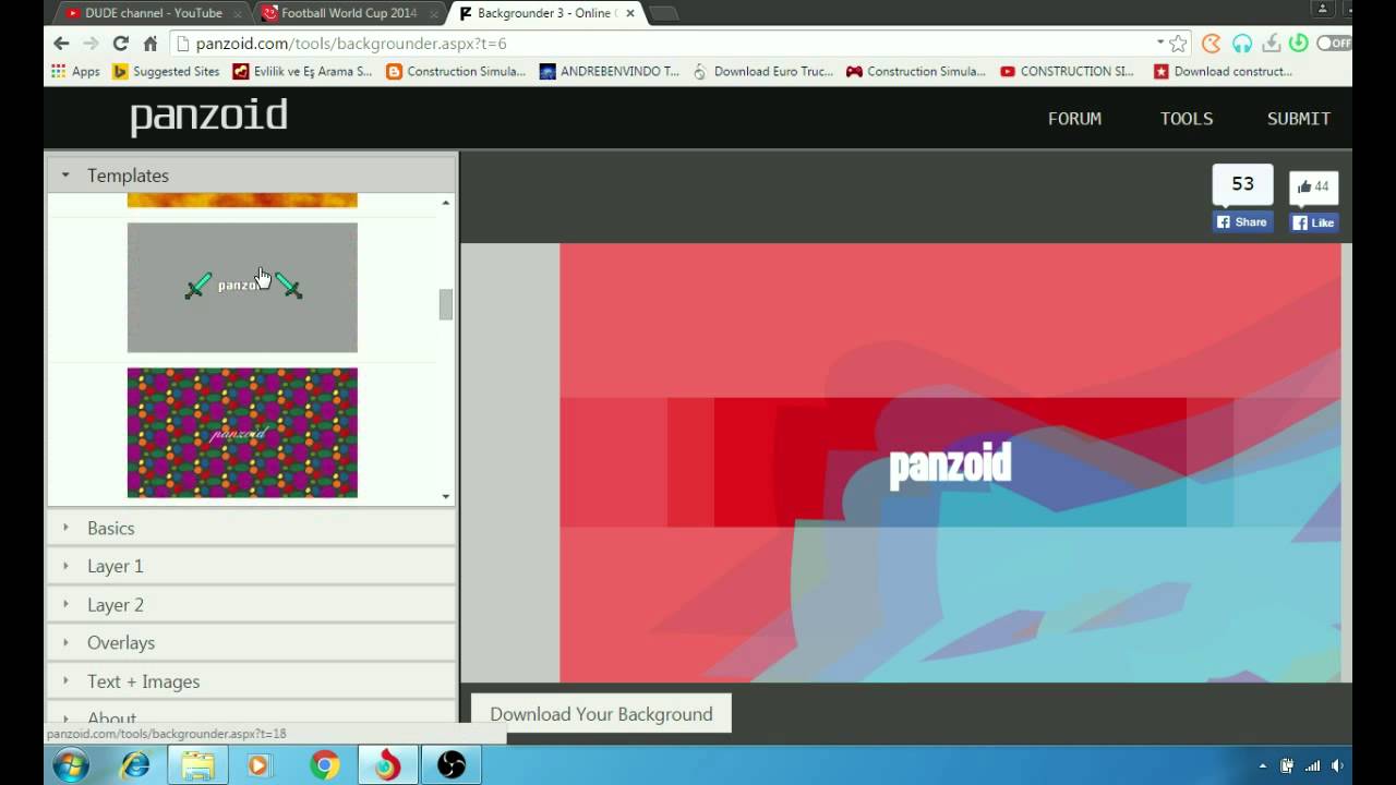 How To Download And Customize Youtube Background 2016 Youtube