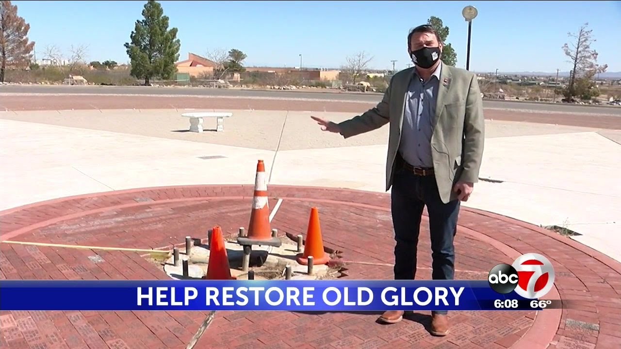 Veterans Raising Funds For New Flag Pole At Old Glory Memorial In