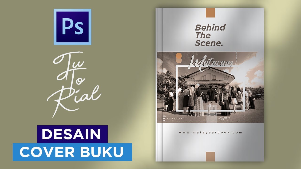 Tutorial Desain Cover Buku Di Photoshop By Garil Arnandha Youtube
