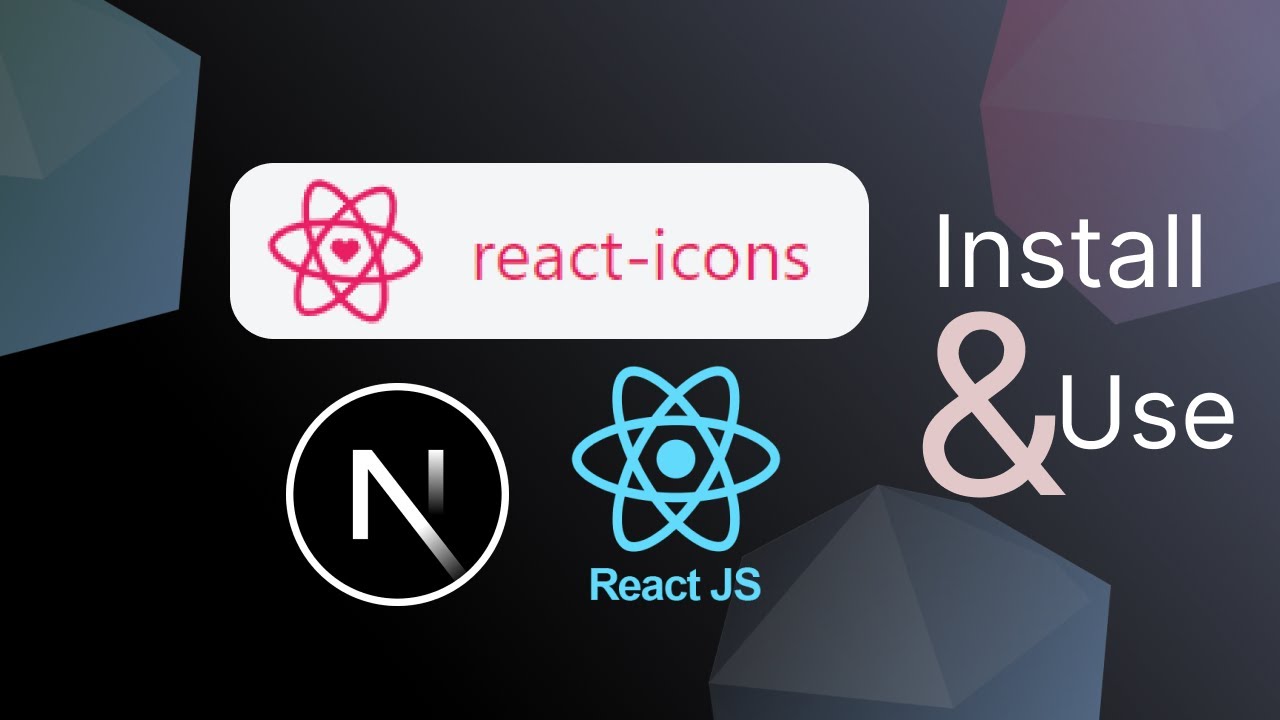How To Install And Use React Icons In React Js Or Next Js App Youtube