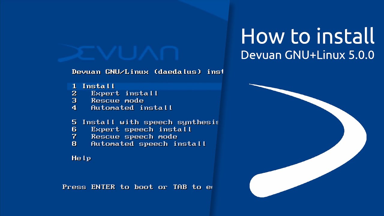 How To Install Devuan Gnu Linux 5 0 0 Youtube