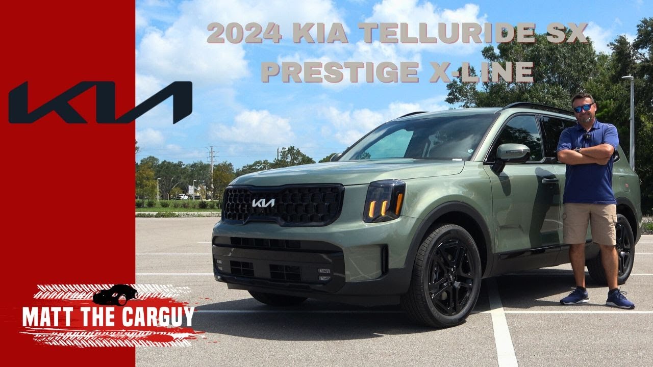 2024 Kia Telluride Sx Prestige X Line Unveil Luxury Premium Suv