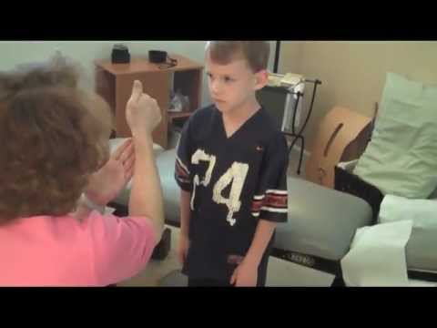 Adjusting A Child Pediatric Chiropractor Greenville Sc Youtube