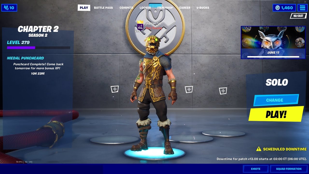 Fortnite Chapter 2 Season 2 Lobby Overview Youtube