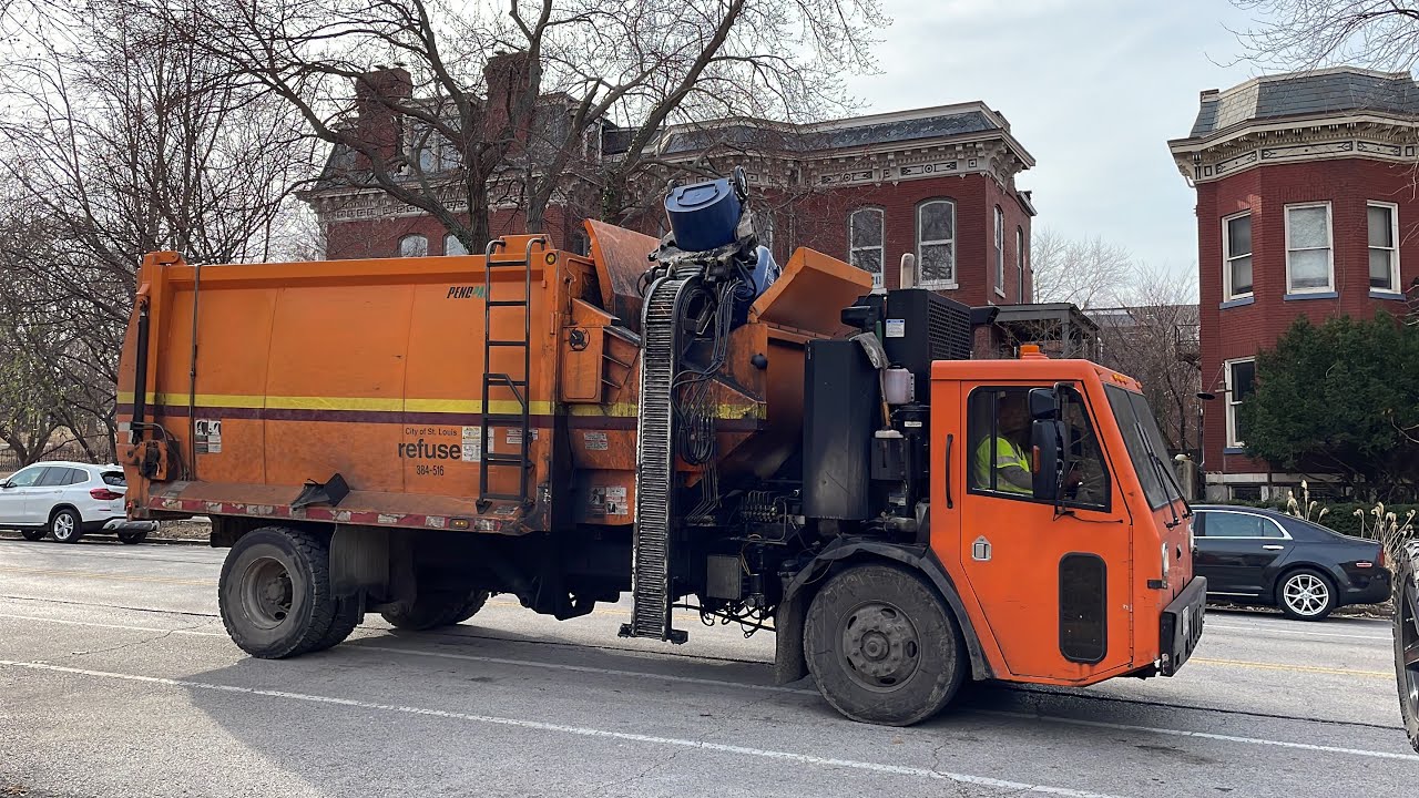 Ccc Pendpac Garbage Truck City Of St Louis Youtube