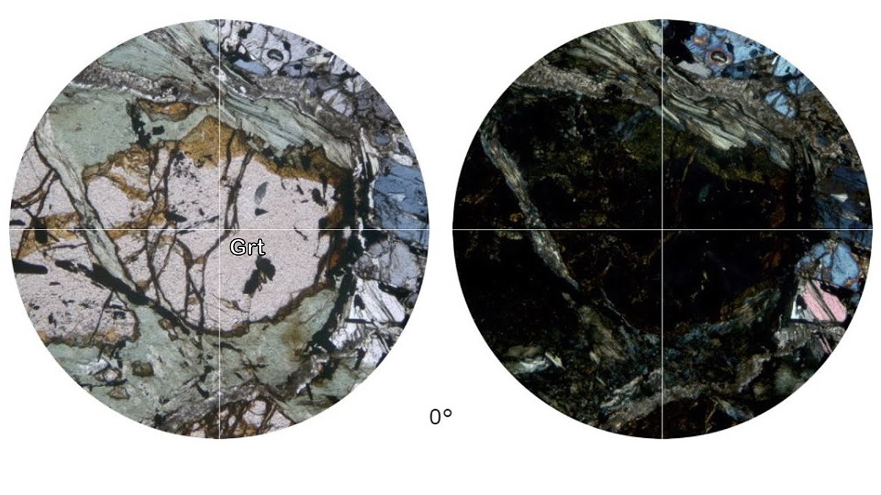 Virtual Microscope γρανάτης Garnet Youtube