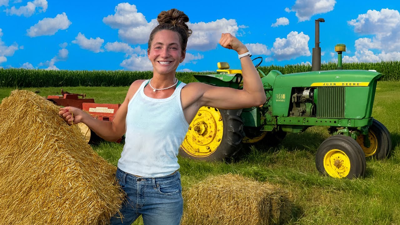 Baling Hay For The First Time Ever Youtube