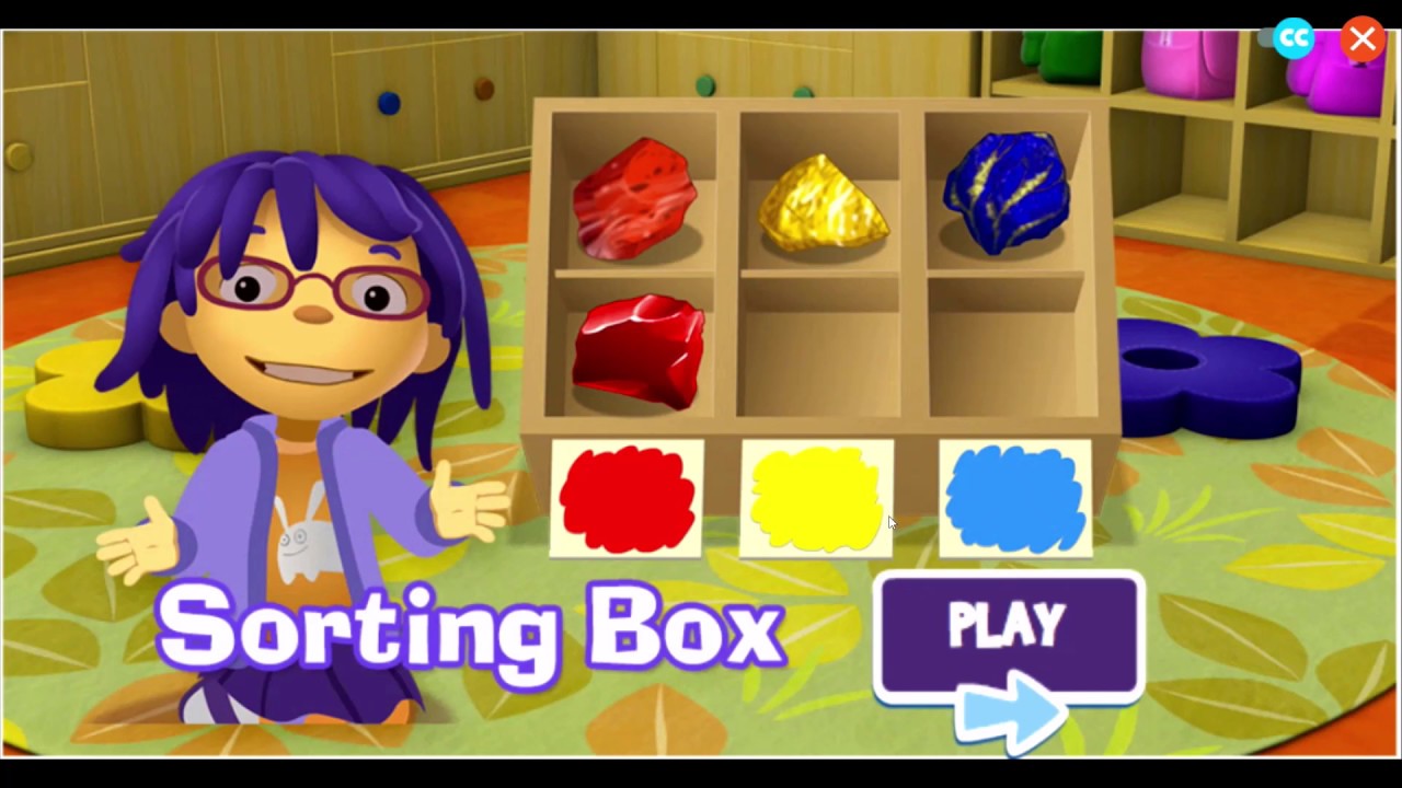 Sid The Science Kid Sorting Box Educational Gameplay Youtube