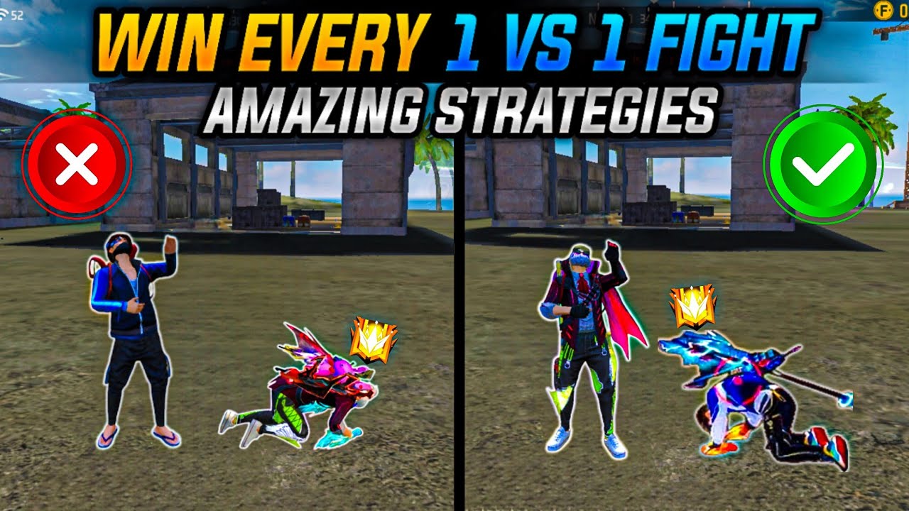 How To Win Every 1 Vs 1 Custom In Free Fire рџ ґ Best Strategies 1 Vs 1