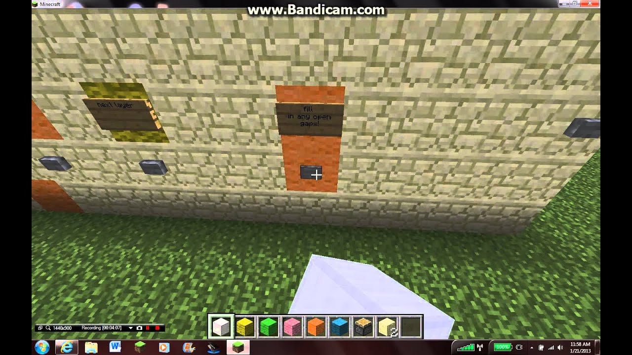 Simple Minecraft 3d Printer Youtube