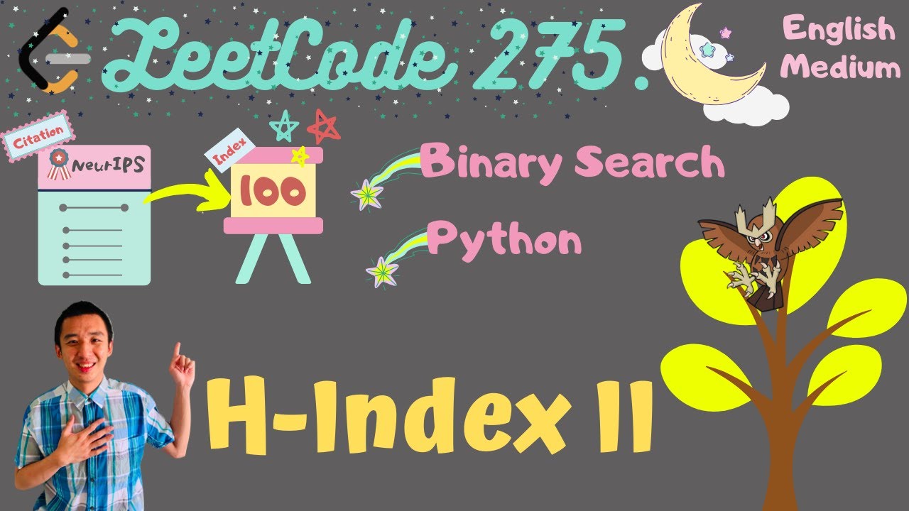 Leetcode 275 H Index Ii Python Youtube