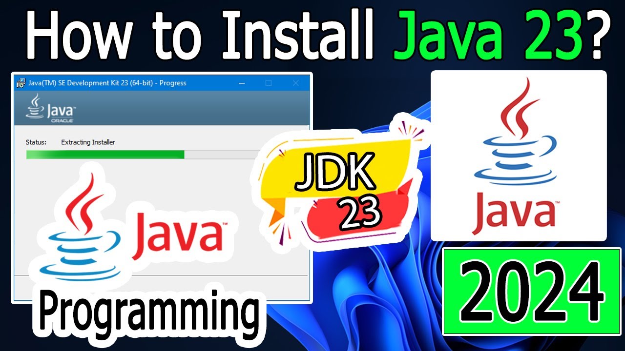 How To Install Java 23 On Windows 10 11 2024 Update Java Home Jdk