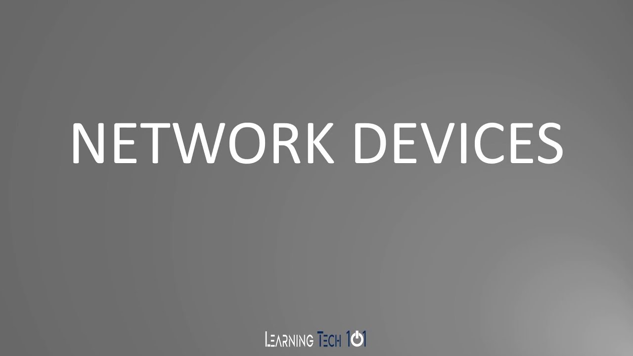 Network Devices Youtube