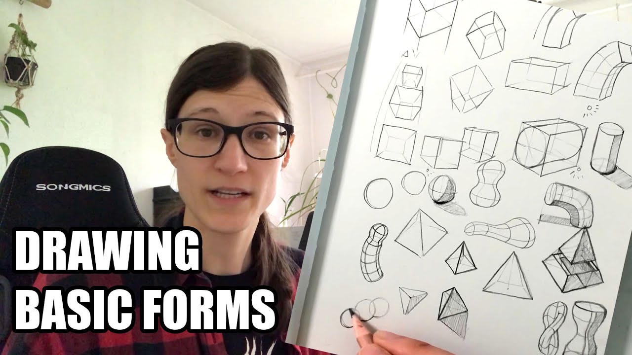 Drawing Basic Forms Practice 6 Youtube