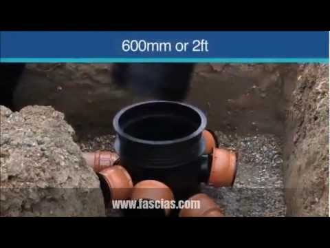 Floplast Underground Drainage System Installation Youtube