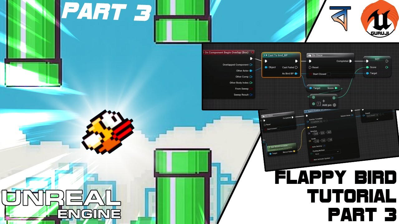 Flappy Bird In Unreal Engine 5 Part 3 Blueprint Tutorial Bengali