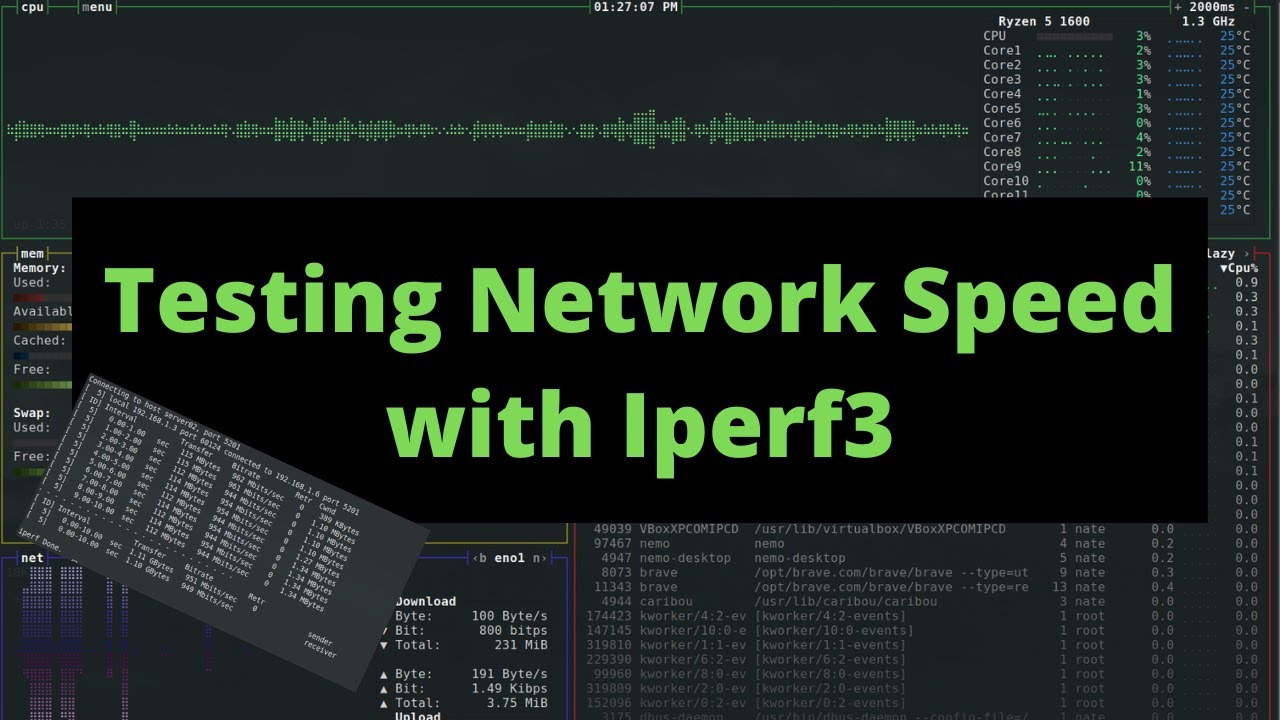 Testing Network Speed With Iperf3 Youtube