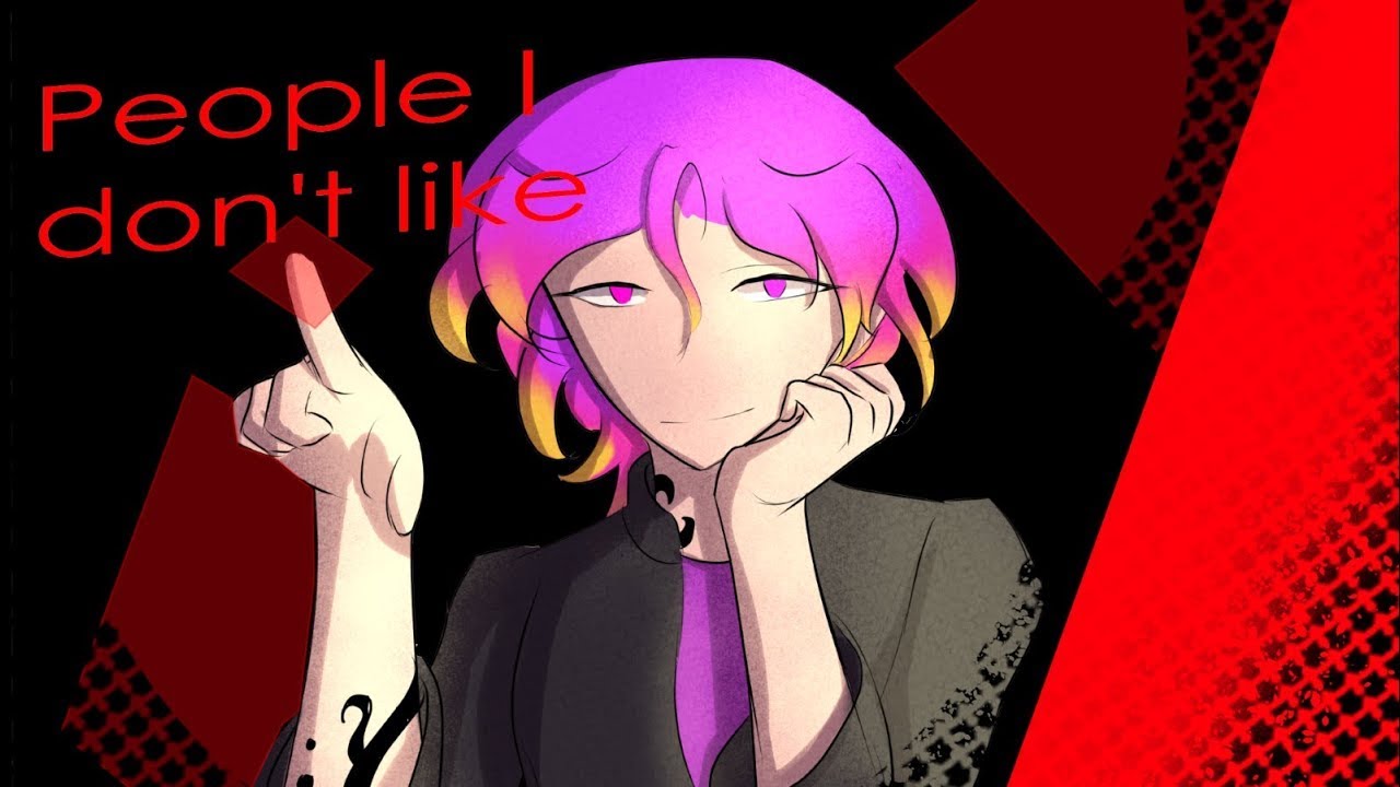 People I Don T Like Oc Animatic Tw Bright Colors Flashing Lights