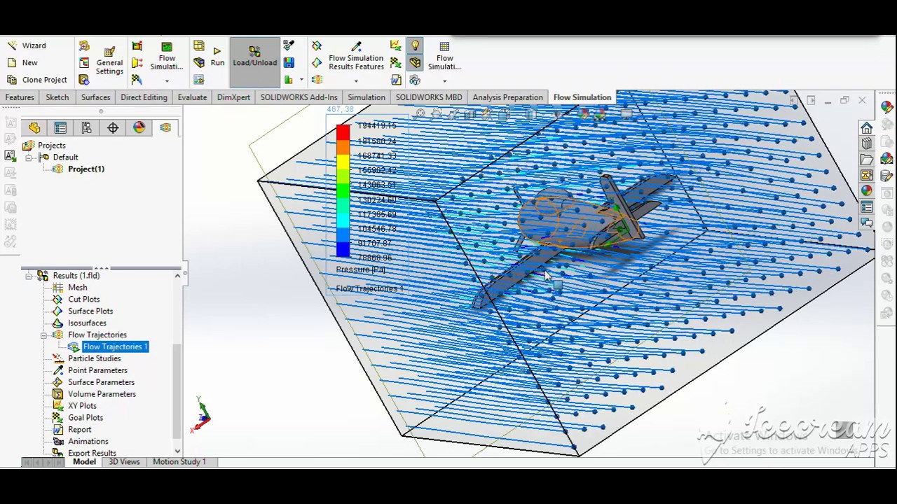 Solidworks External Flow Simulation Made Easy Youtube