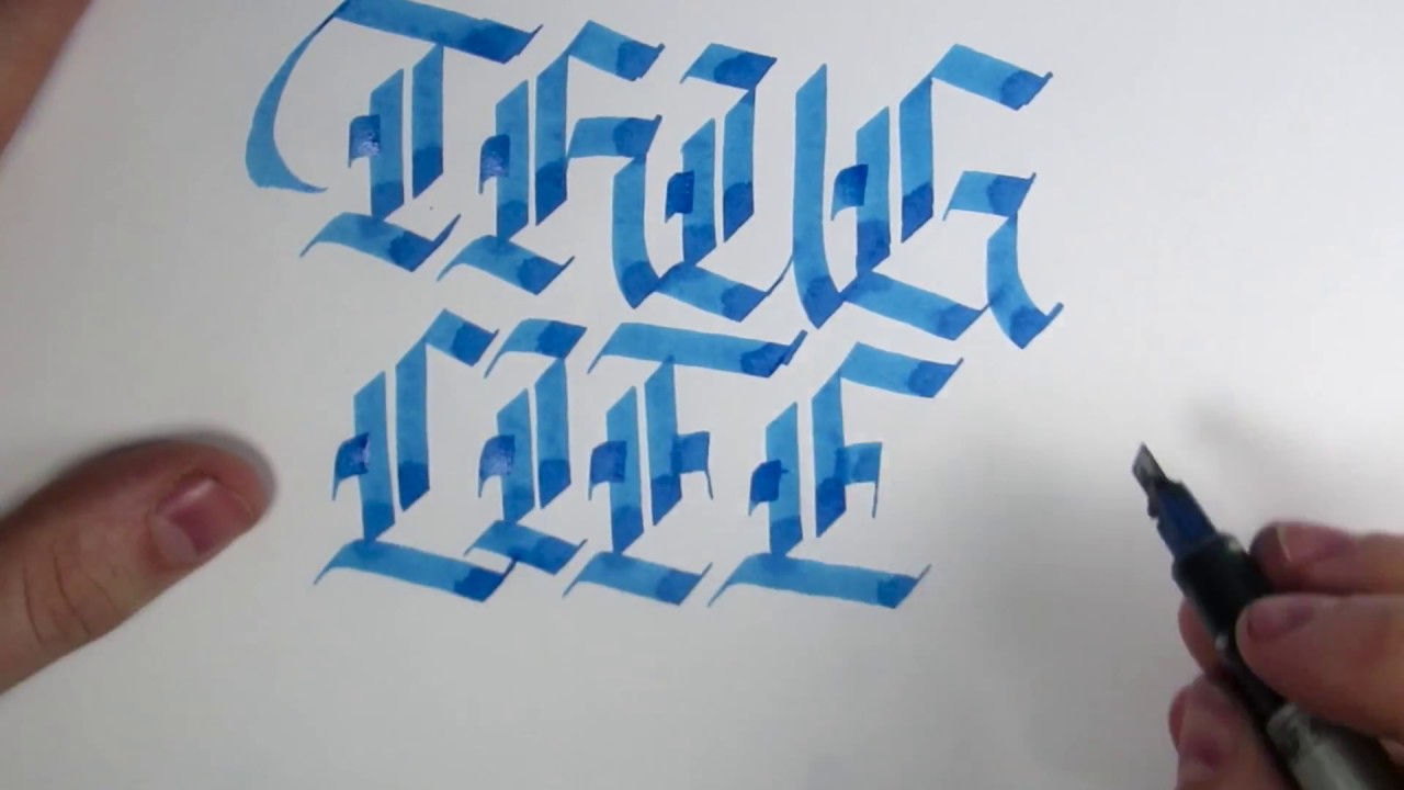 Very Satisfying Calligraphy Compilation Youtube