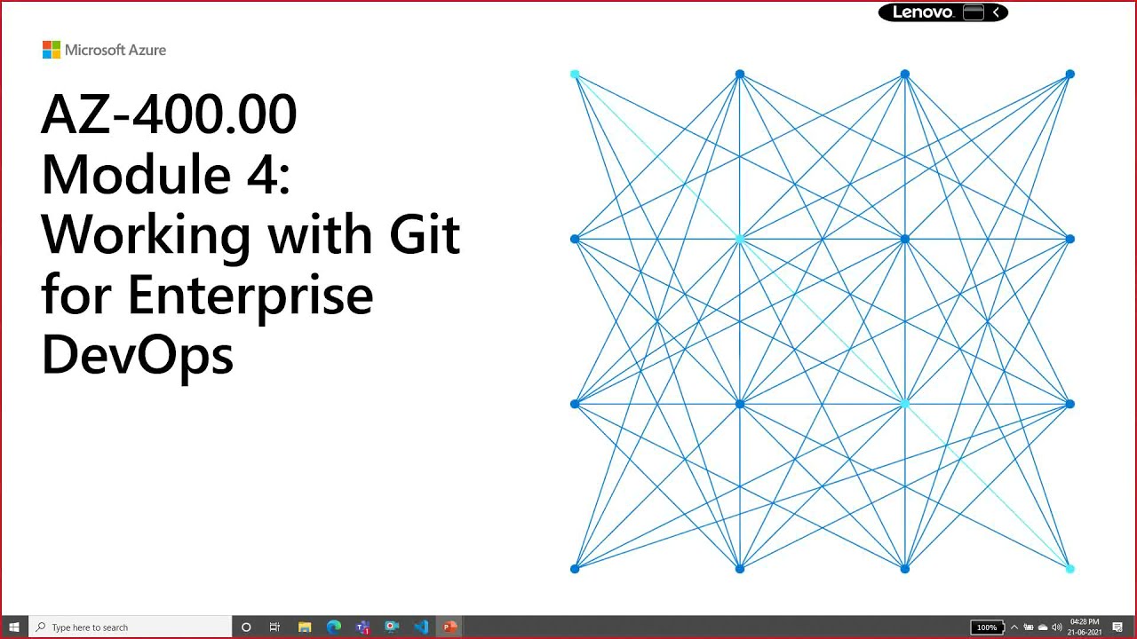 Az 400 Module 4 Working With Git For Enterprise Devops Youtube