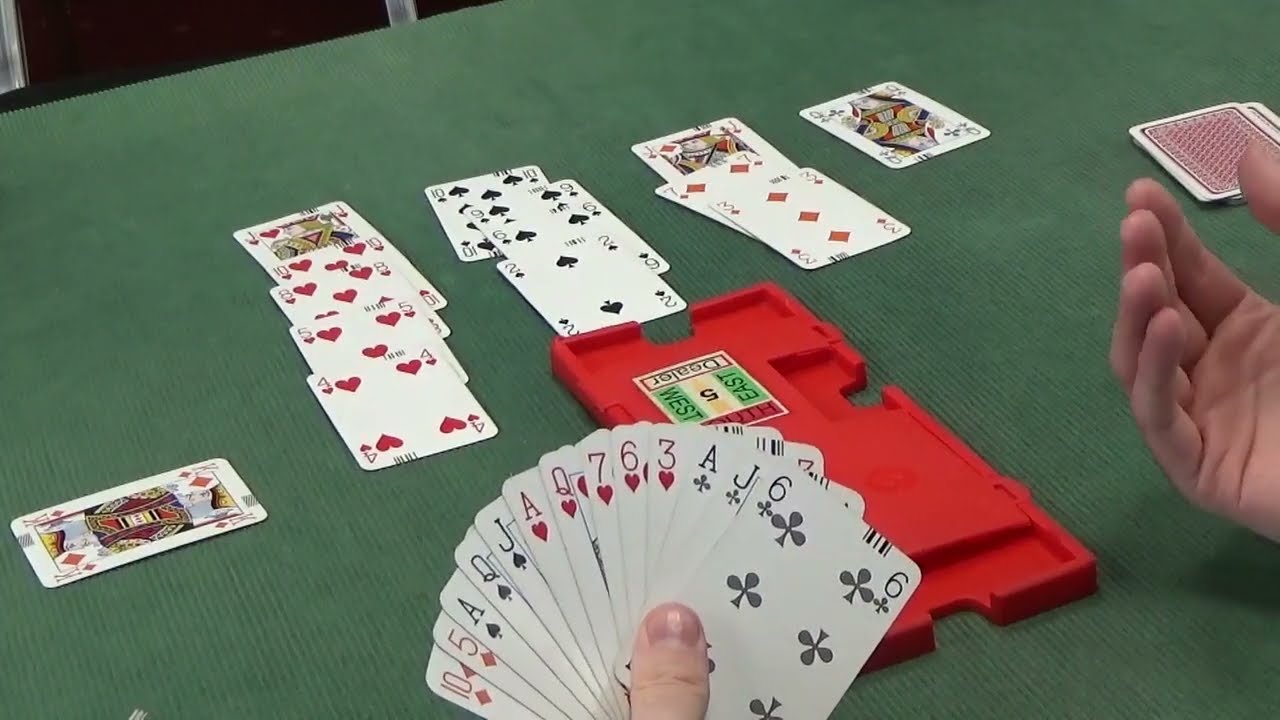 39 Full Bridge Game Bidding Card Play Explained 4 Hearts Youtube
