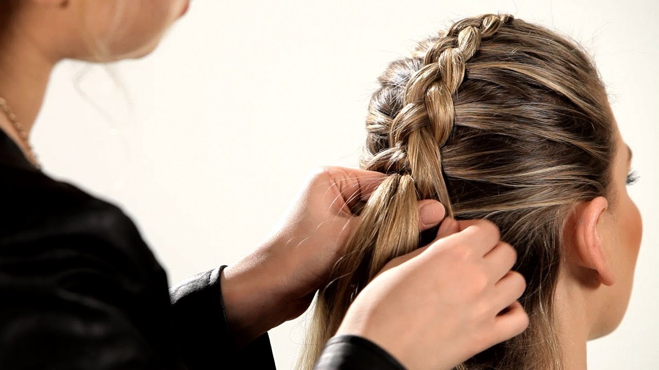 How To Do A Reverse French Braid Braid Tutorials Youtube