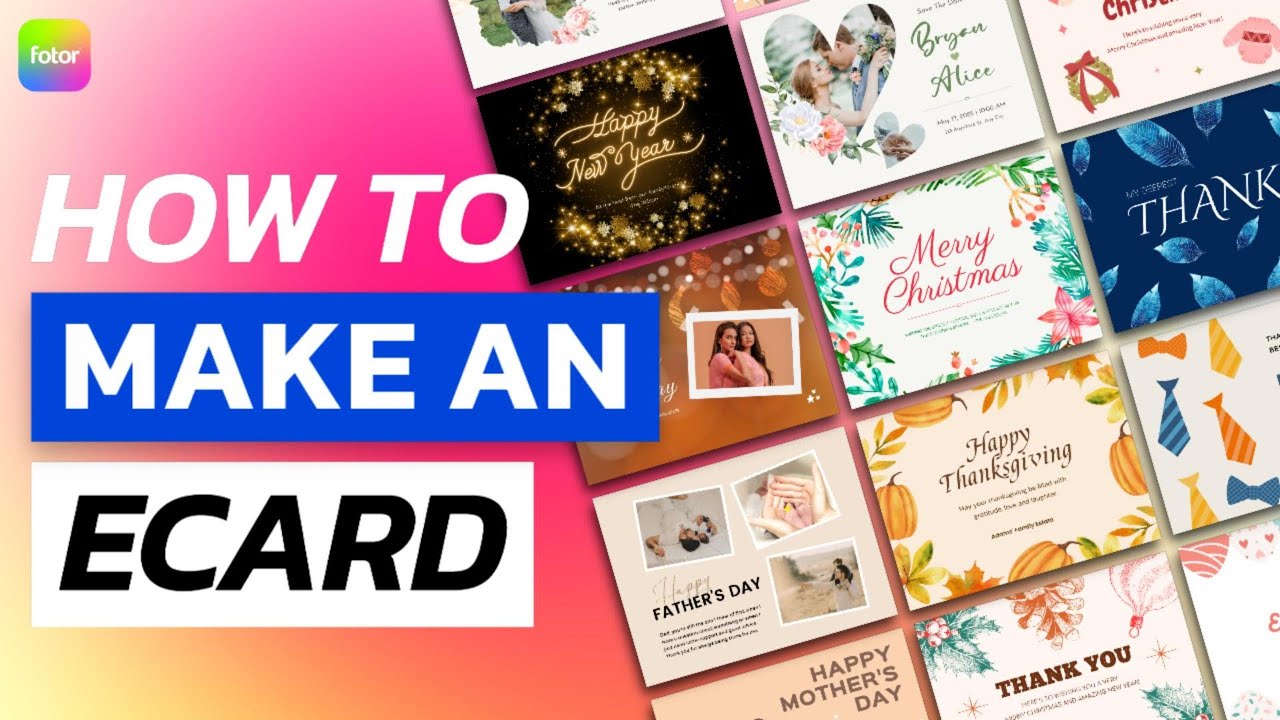 How To Make An Ecard Youtube