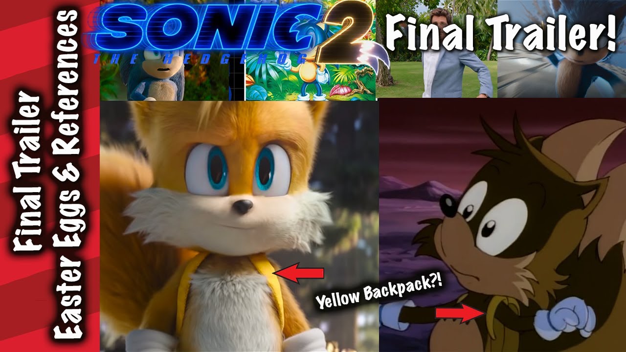 Sonic 2 Final Trailer Easter Eggs References Youtube