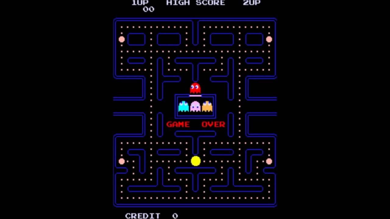 Pac Man Press Start