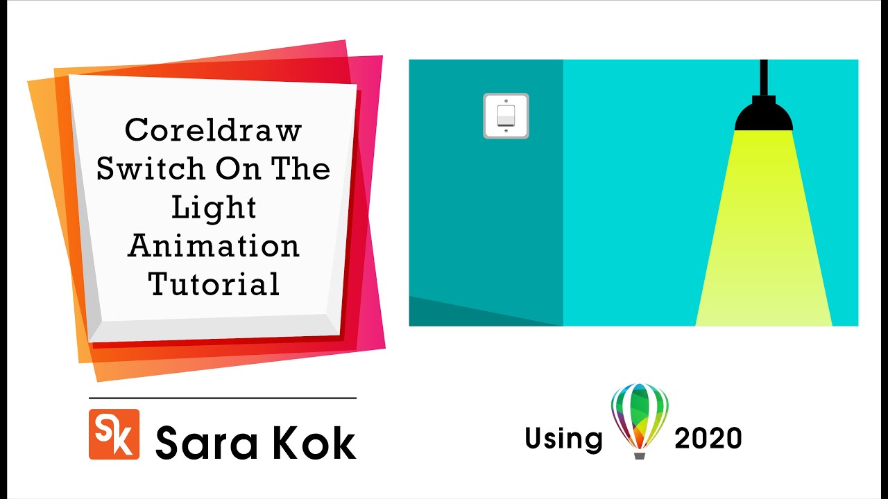 Coreldraw Tutorial Switch On The Light Gif Animation Youtube