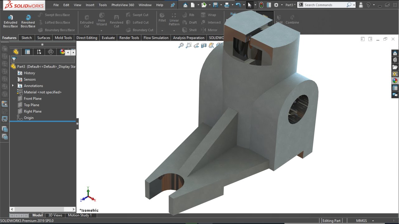 Solidworks Advanced Tutorial Exercise 4 Youtube