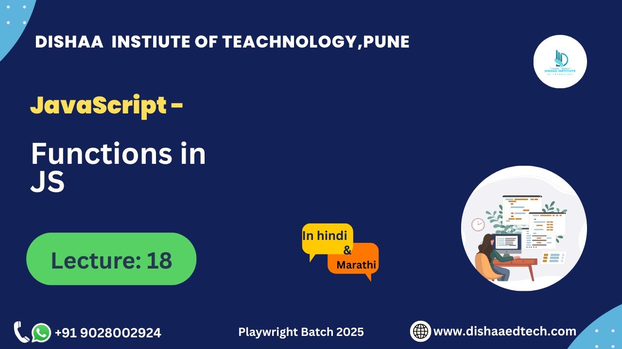 Javascript Lecture 18 Youtube