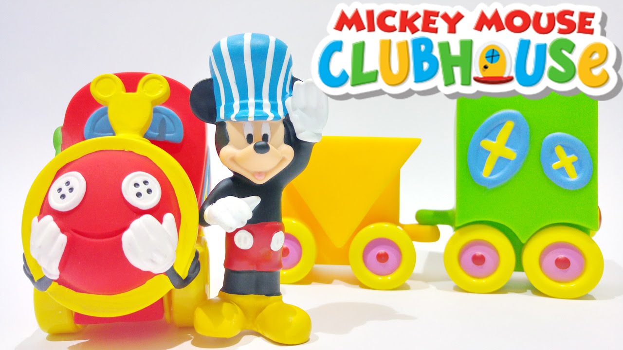 Disney Mickey Mouse Clubhouse Toys Choo Choo Train Playset Video By
