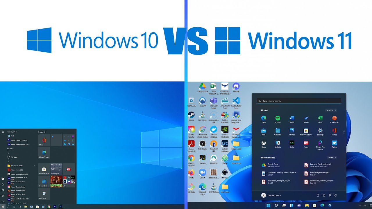 Windows 11 Vs Windows 10 Differences You Need Know