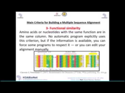 H3abionet Ibt 2016 Module Multiple Sequence Alignment Lecture1 Youtube