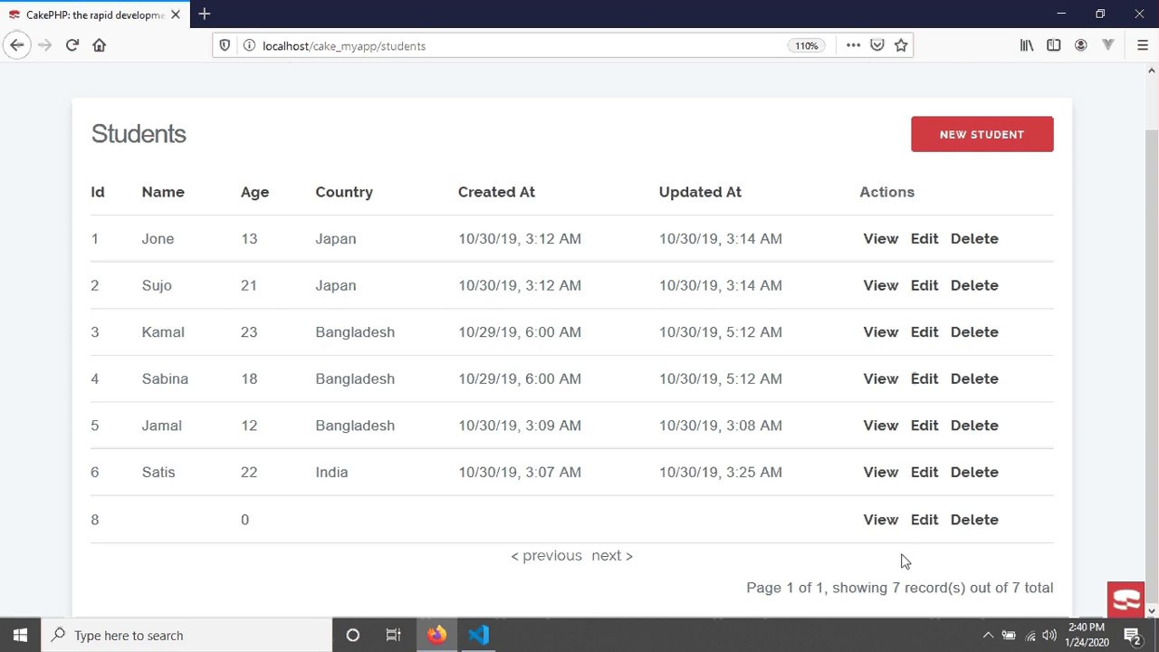 Cakephp 4 Create View 5 Youtube