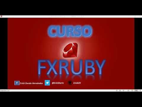 Introduccion Fxruby Youtube