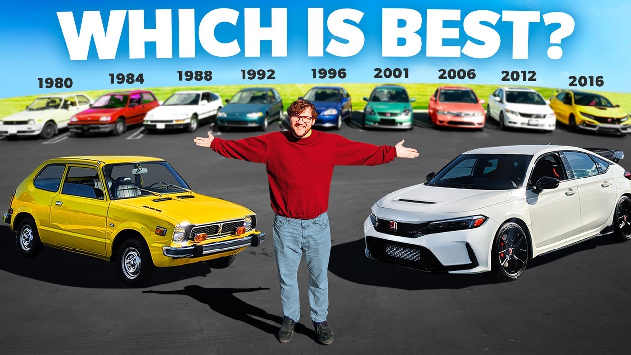 I Drove Every Honda Civic Youtube