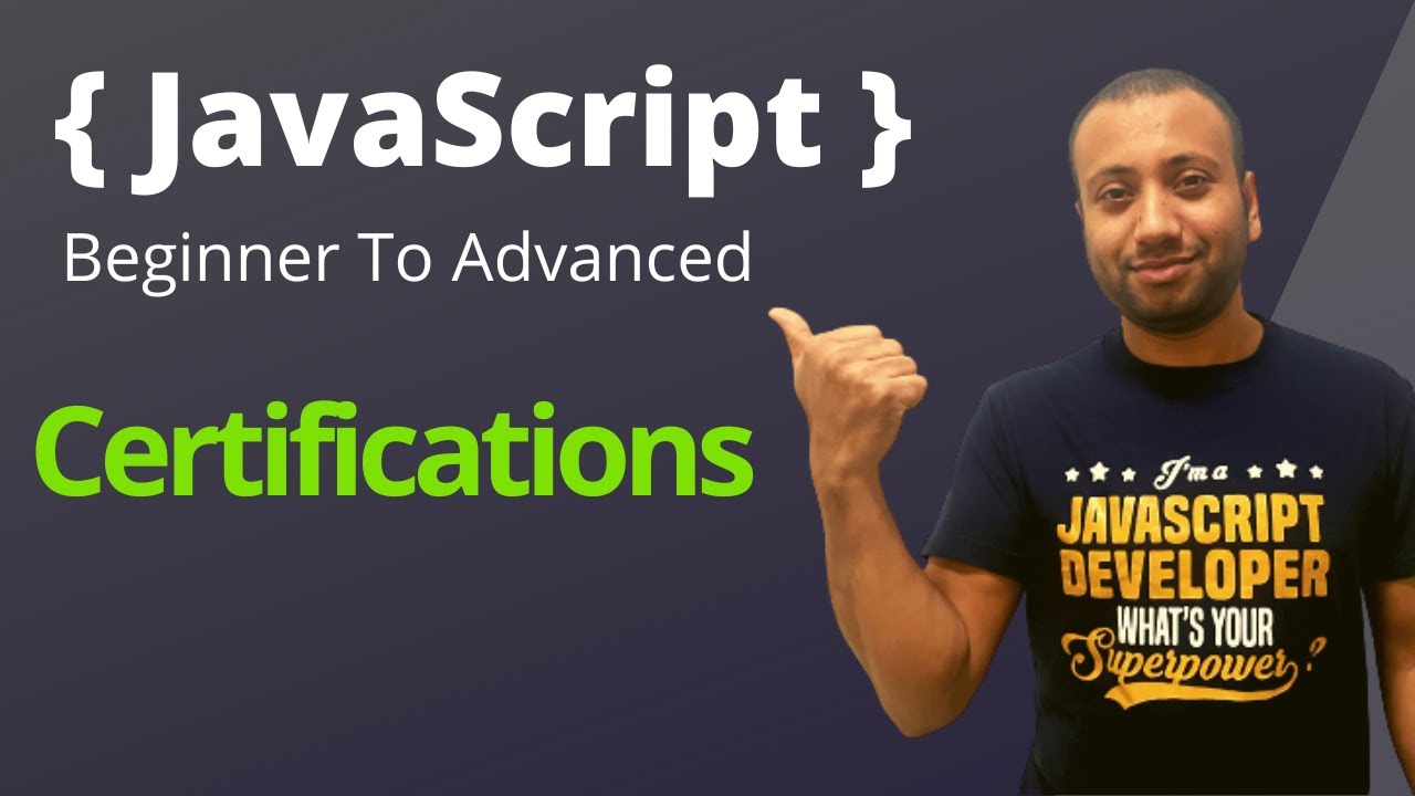 Javascript Certifications Youtube