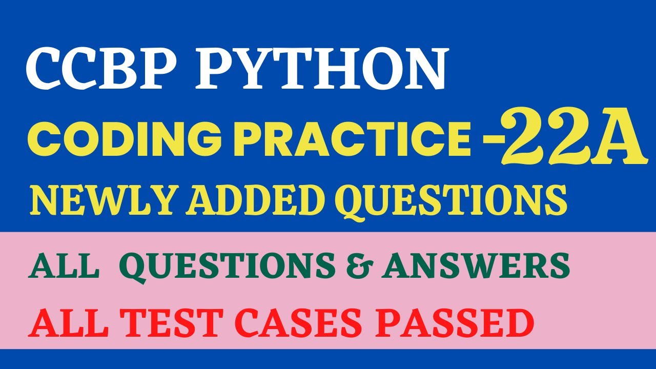 Coding Practice 22a Functions Python Ccbp 4 0 Youtube