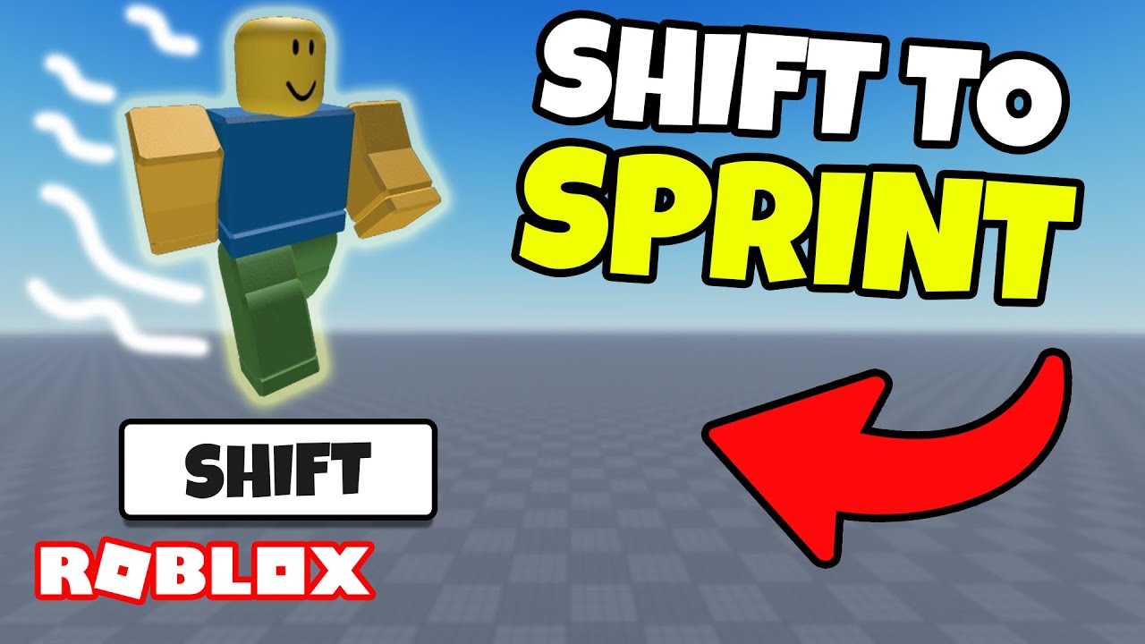 How To Make A Shift To Sprint System In Roblox Studio Youtube