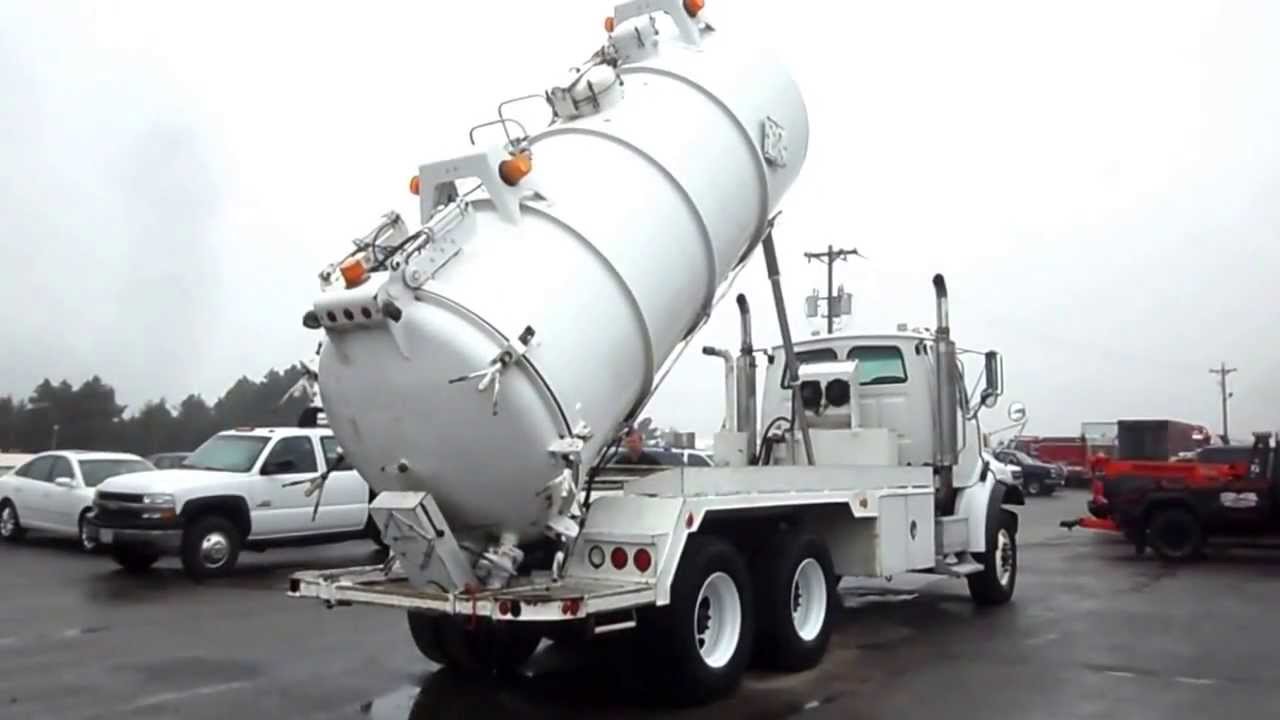 Sterling With Keith Huber Hydralic Dumping Vacuum Tank For Sale Youtube