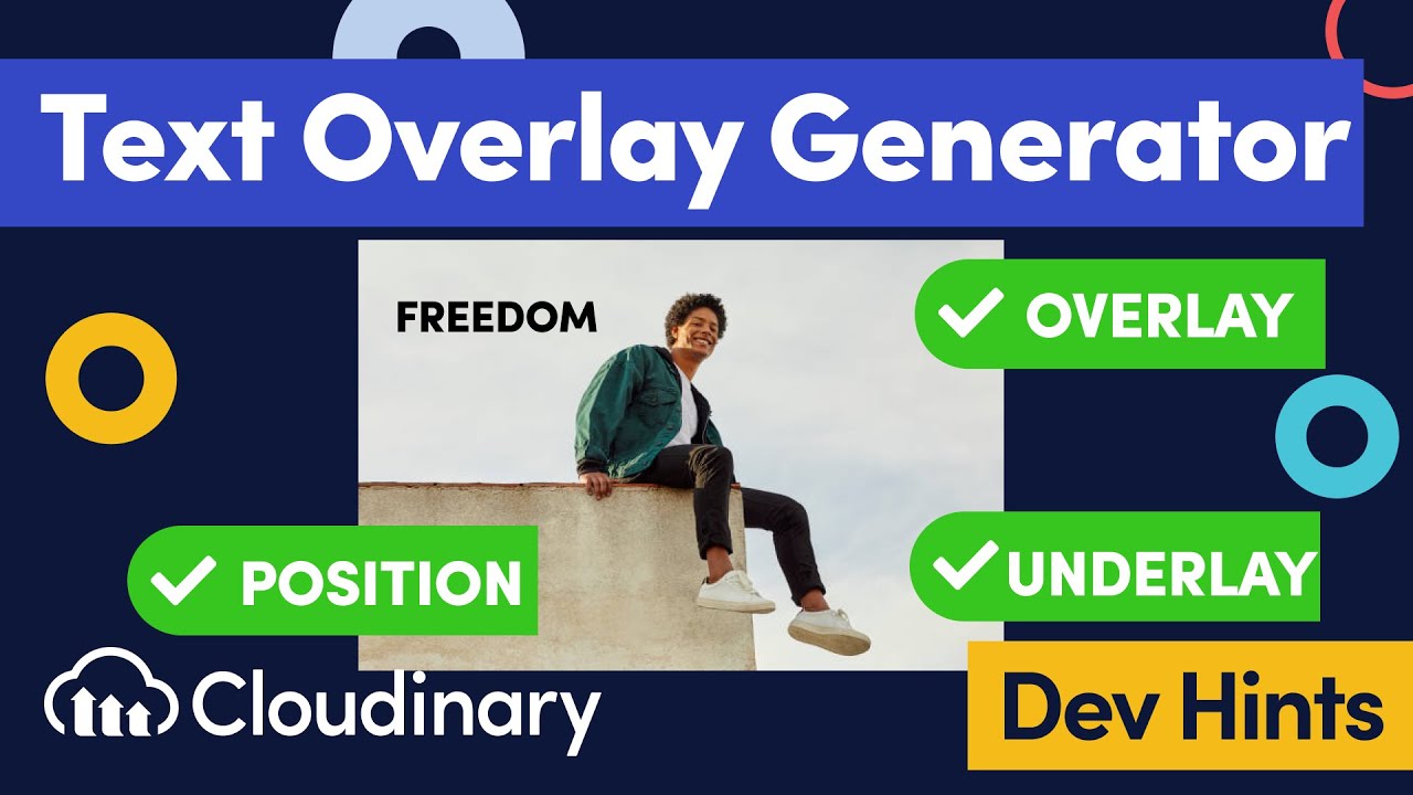 Text Overlay Generator With Cloudinary Dev Hints Youtube