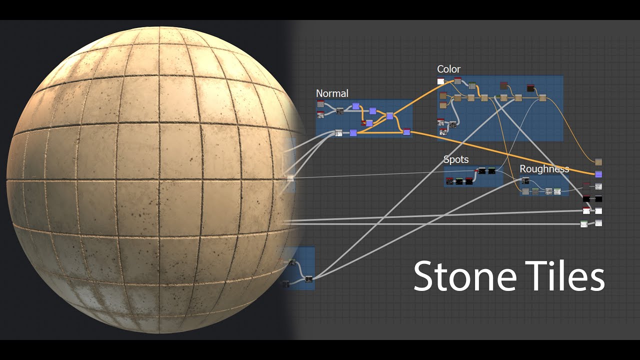 Substance Designer Tutorial Vol 1 Stone Tiles Youtube