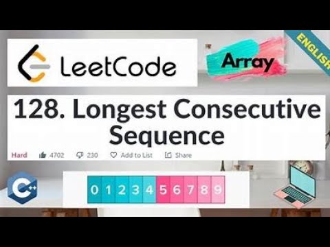 Leetcode 128 Longest Consecutive Sequence Java Solution Youtube