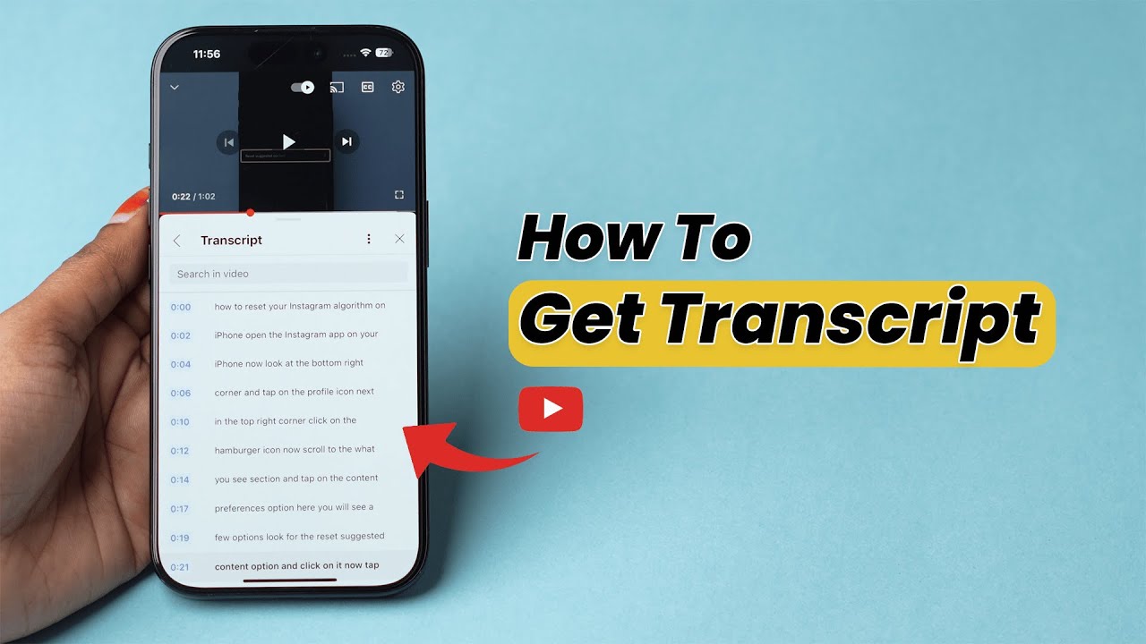 How To Get Transcript From Youtube Video Youtube