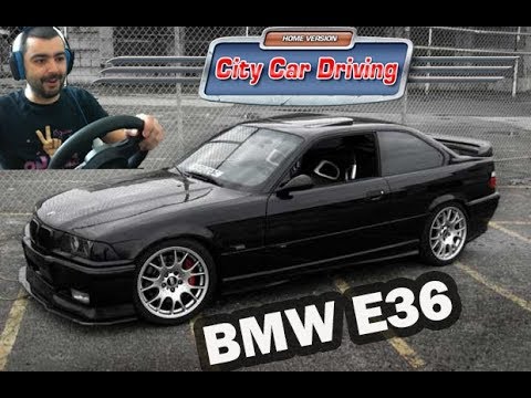 Bmw E36 Test Drive City Car Driving 10 Youtube