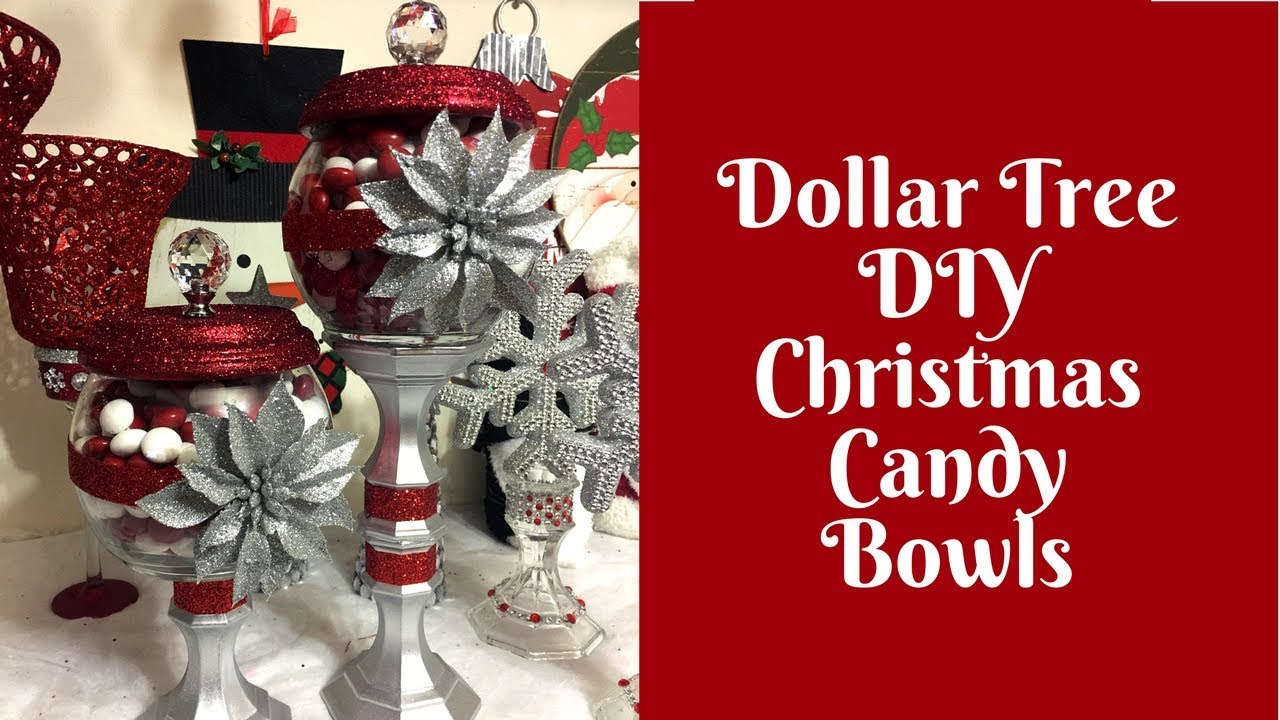 Christmas Crafts Dollar Tree Diy Candy Bowls Youtube