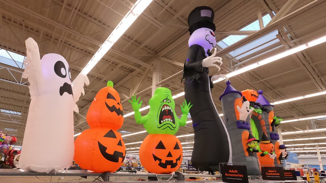 Halloween Inflatables At Walmart Youtube